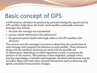 Seminar on gps | PPT