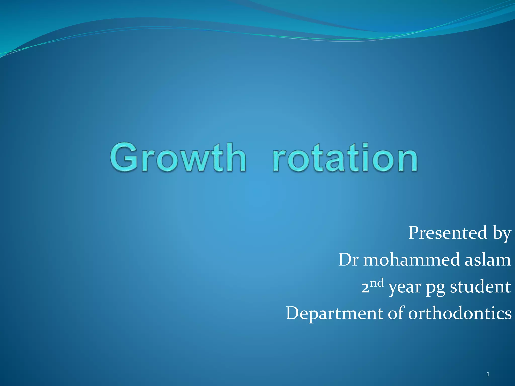 GROWTH ROTATION | PPTX