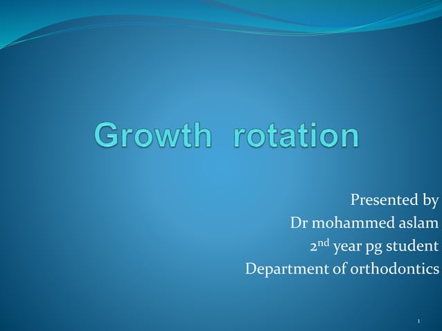 GROWTH ROTATION | PPTX