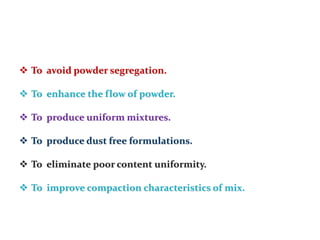 Seminar on granulation by purnima | PPTX