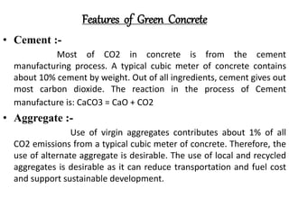 green concrete presentation | PPTX | Civil Engineering Industry ...