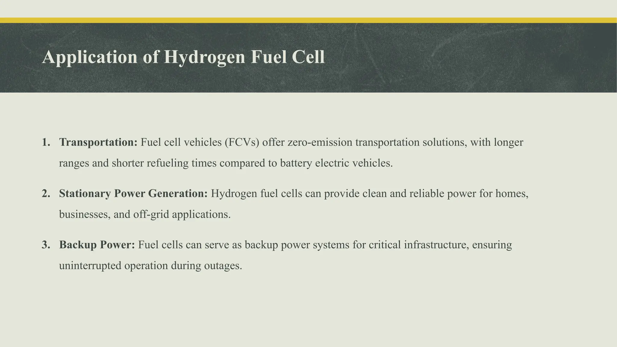 Seminar on an overview of hydrogen fuel cell | PPTX