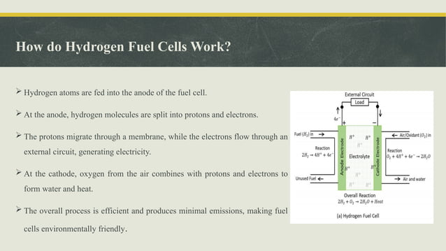 Seminar on an overview of hydrogen fuel cell | PPTX