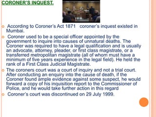 Inquest - By Jinosh Daniel | PPTX