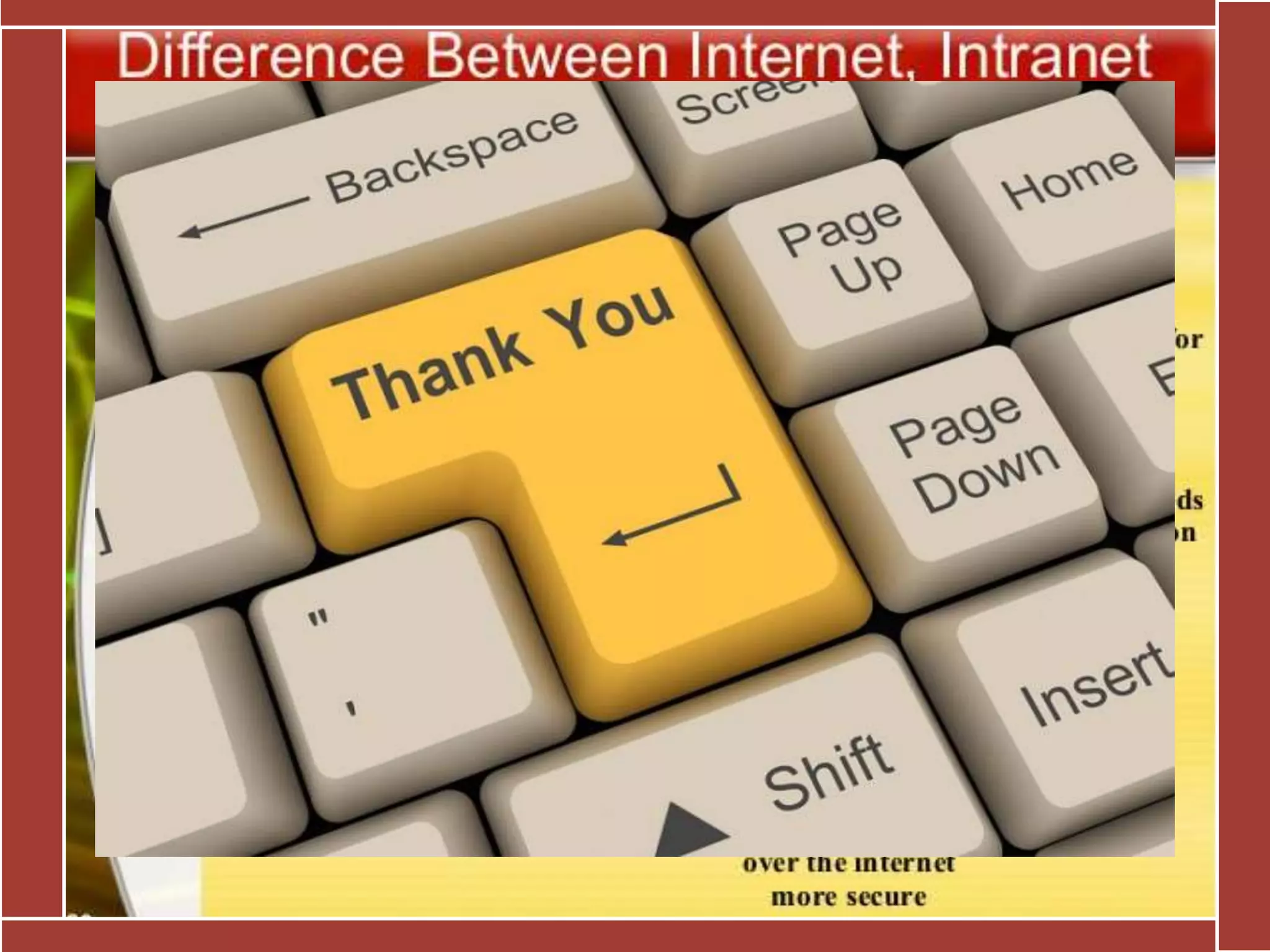 INTERNET HISTORY INTRANET EXTRANET | PPTX