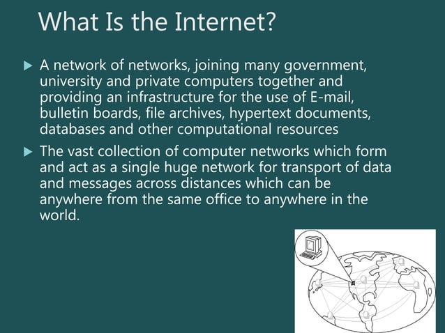 INTERNET HISTORY INTRANET EXTRANET | PPTX