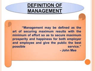 Seminar on introduction of administration | PPTX