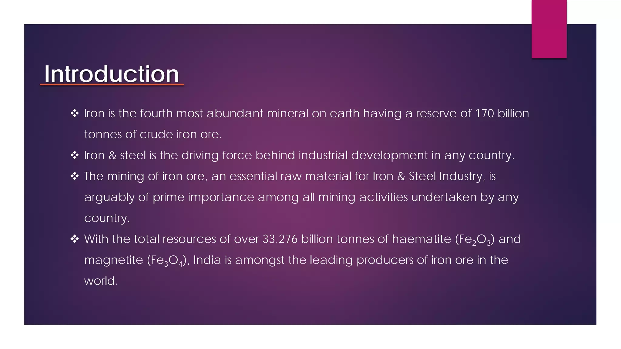 Seminar on iron ore beneficiation in india | PDF
