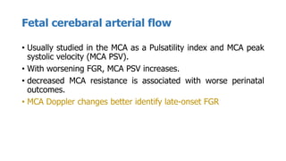 Approach to Intrauterine growth restriction | PPT