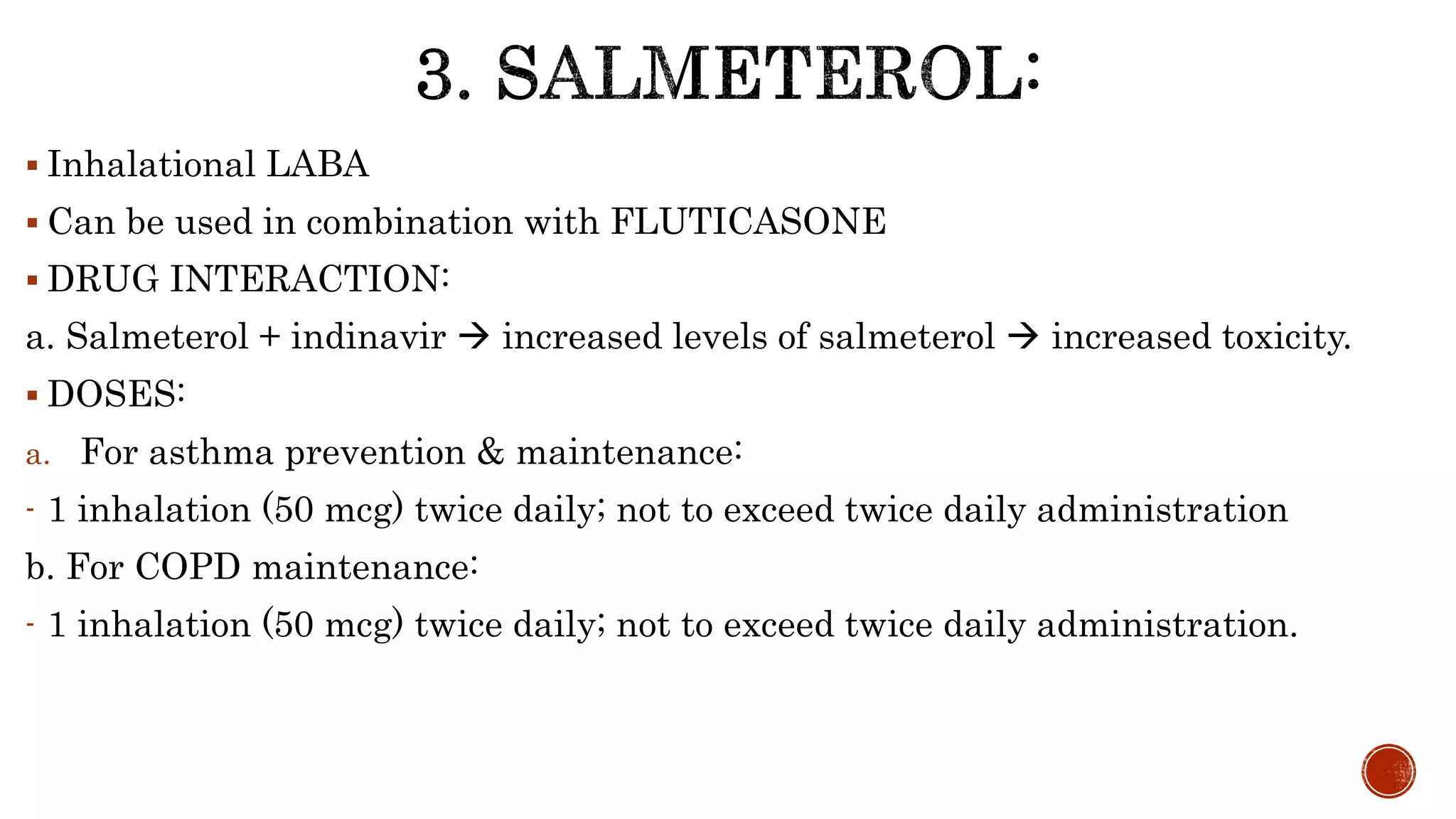 Seminar on LABA & SABA: By RxvichuZ! ;) | PPTX