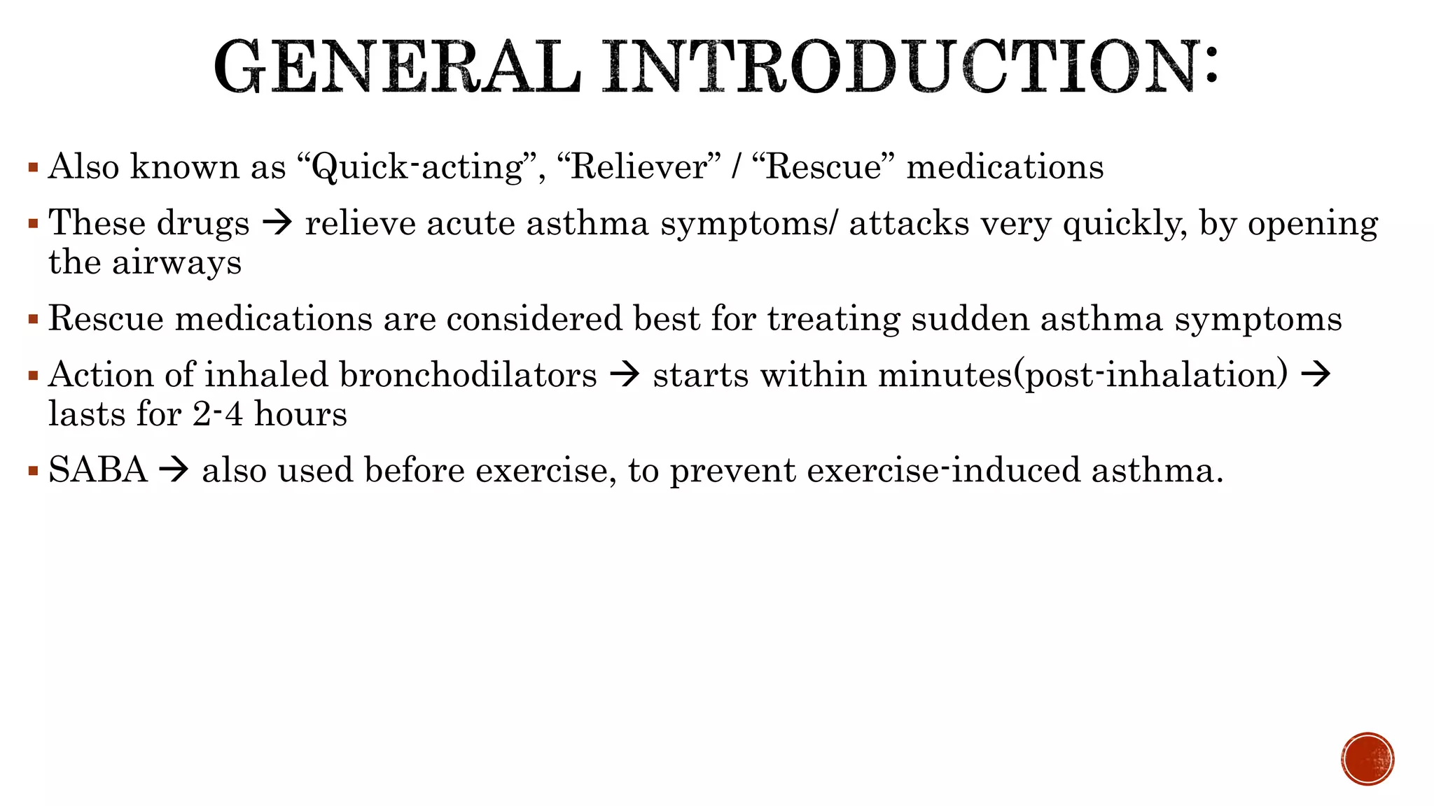 Seminar on LABA & SABA: By RxvichuZ! ;) | PPTX