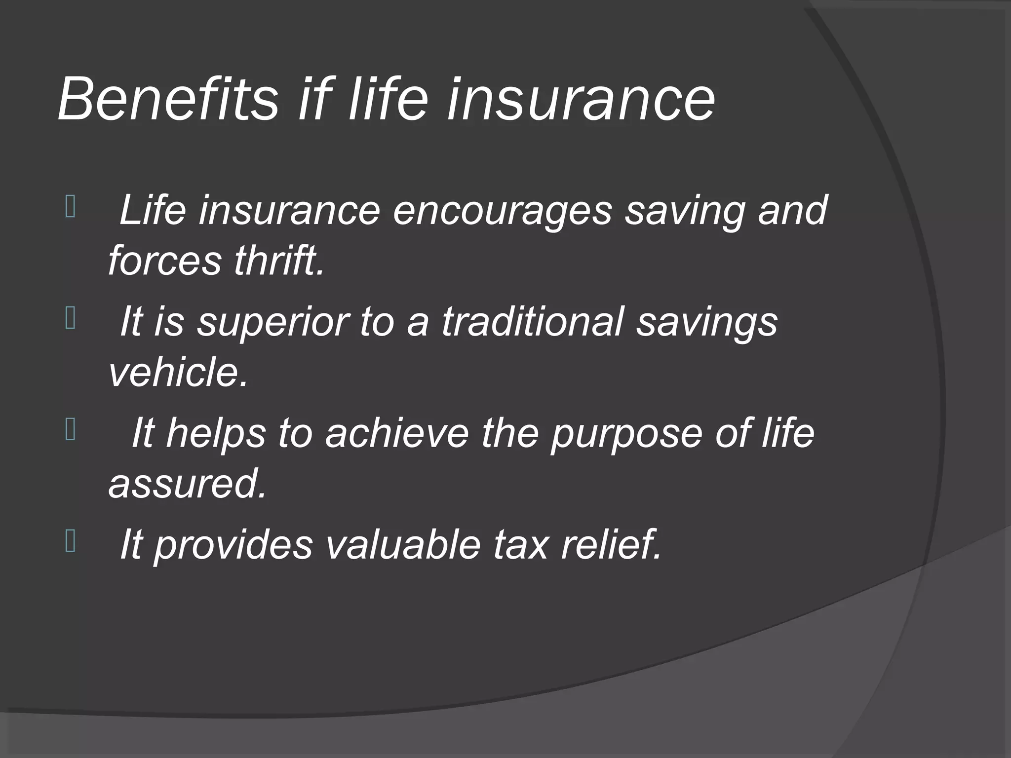 Seminar on life insurance | PPT