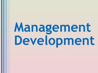 Seminar on management development | PPT