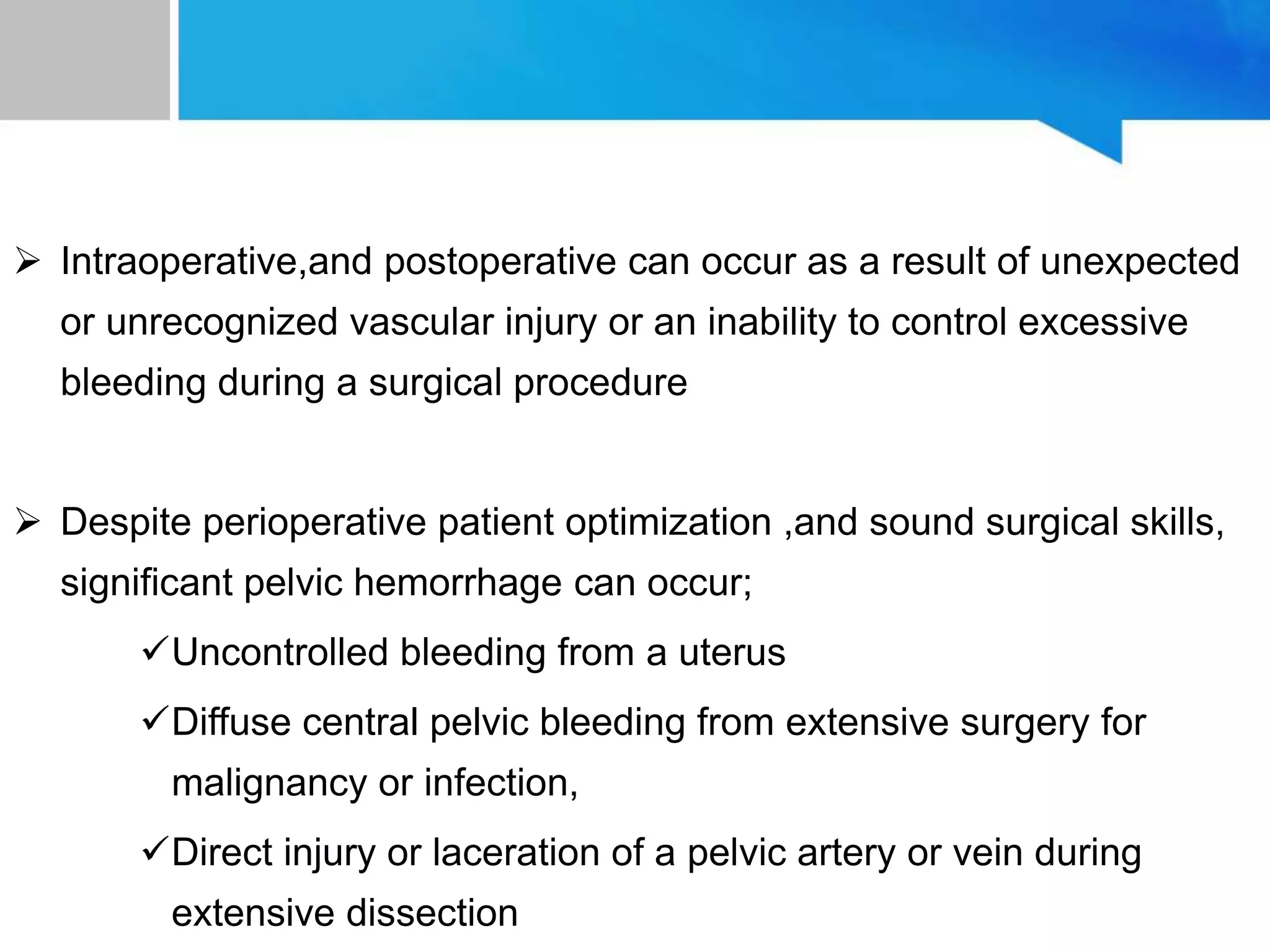 Seminar on Management of pelvic hemorrhage.pptx