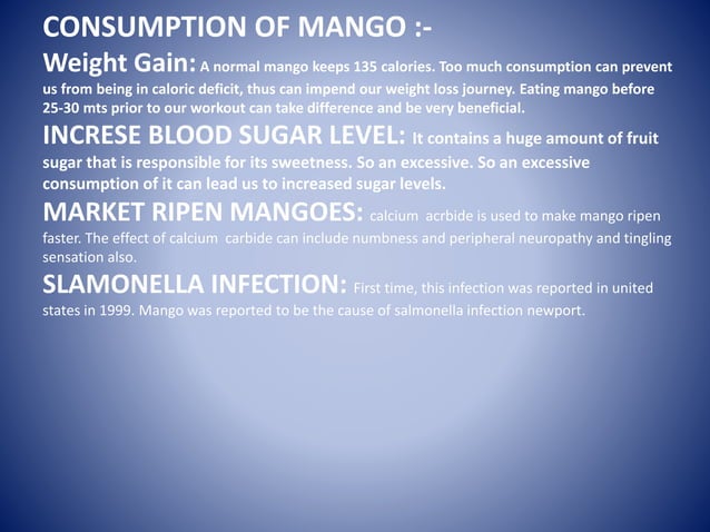 Seminar on mango and sapota | PPT
