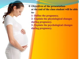 maternal adaptation during pregnancy | PPTX