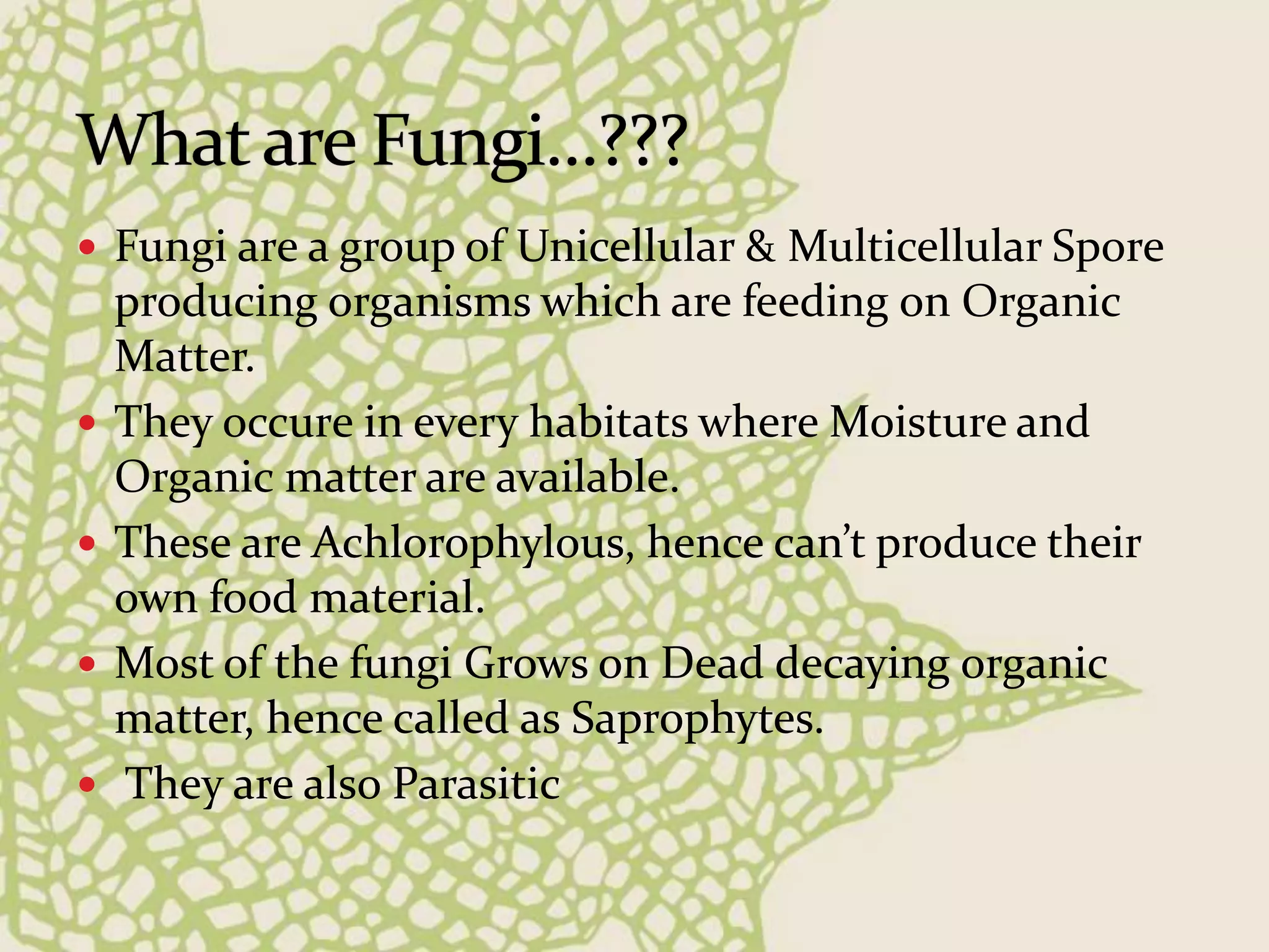 Medicinal Uses fungi. | PPTX