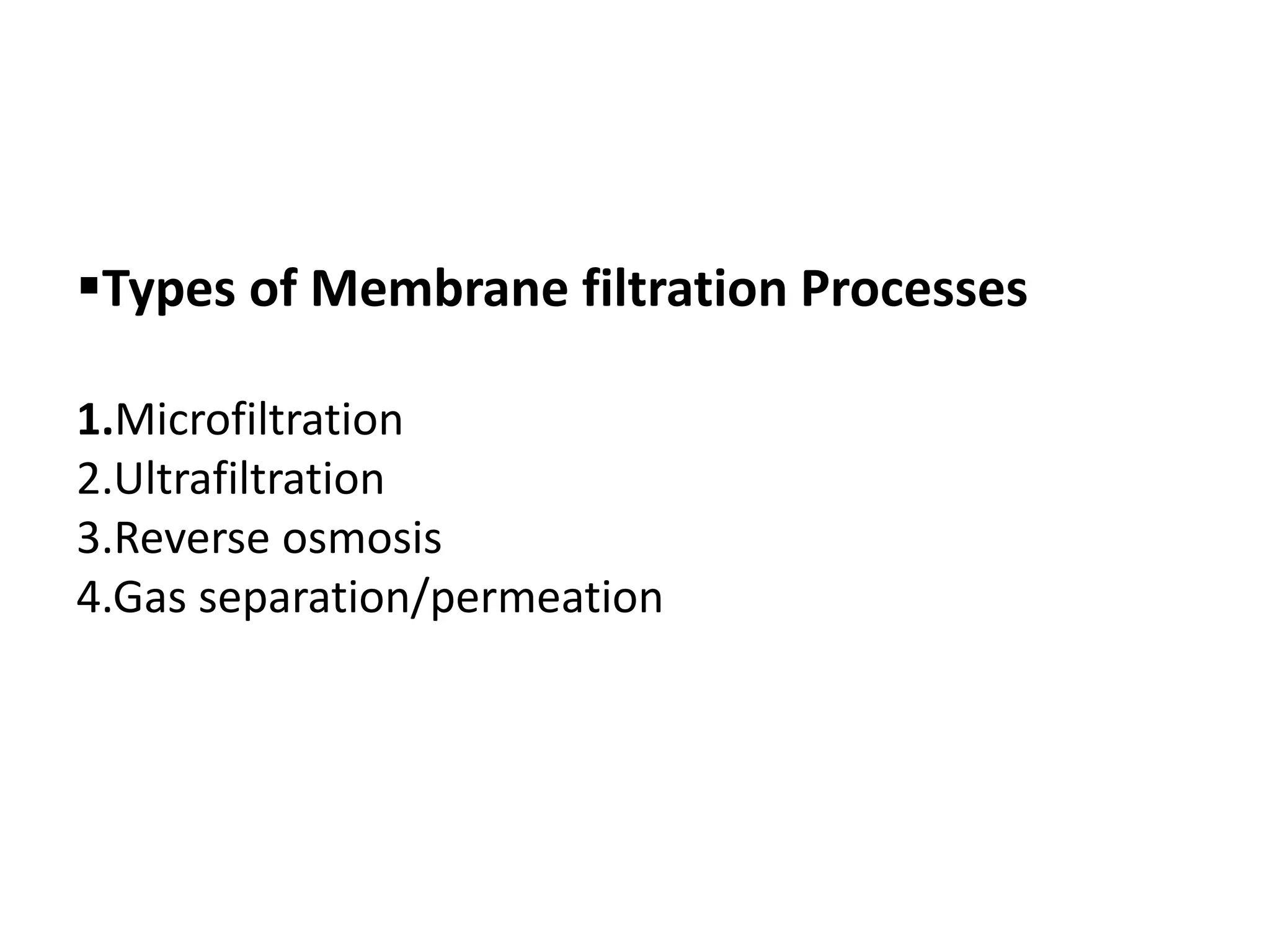 membrane filtration | PPTX