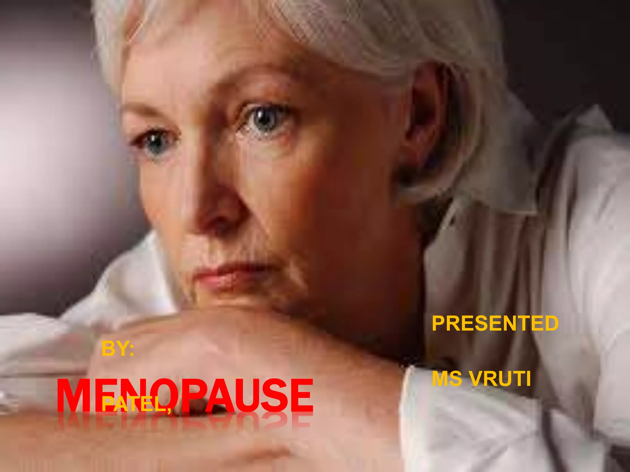 menopause | PPTX