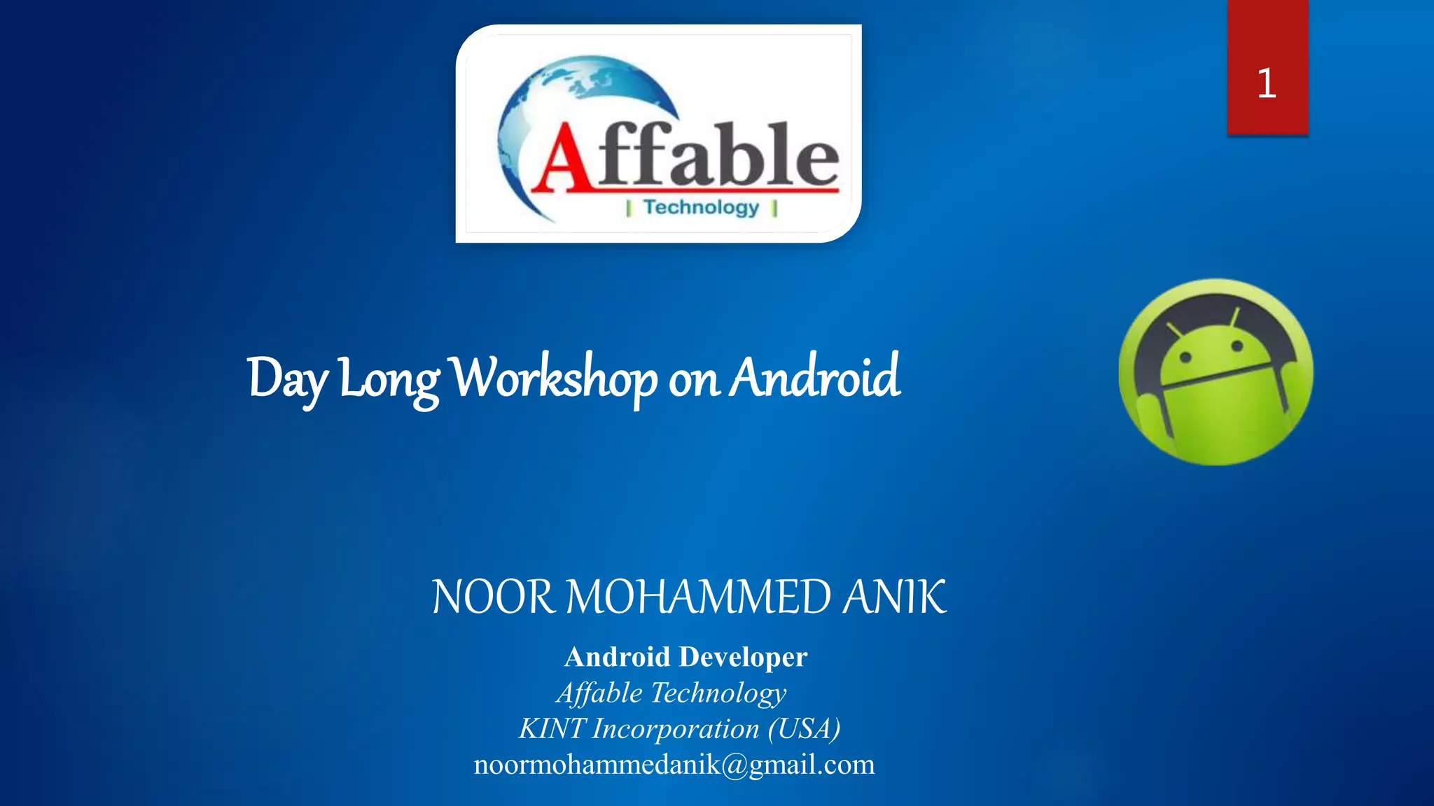 Seminar on mobile application development with android | PPT