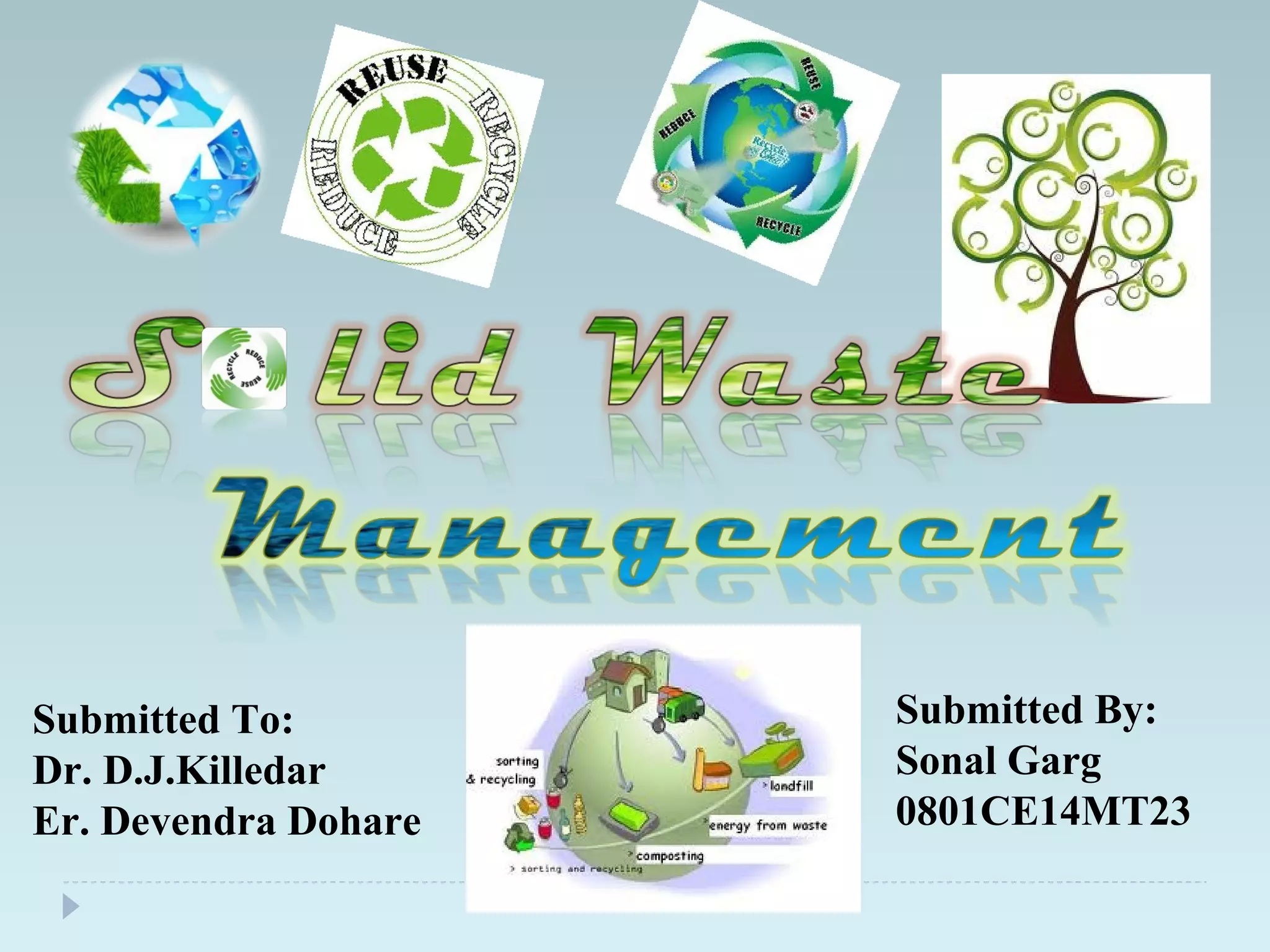 Seminar on Solid Waste Management | PPT