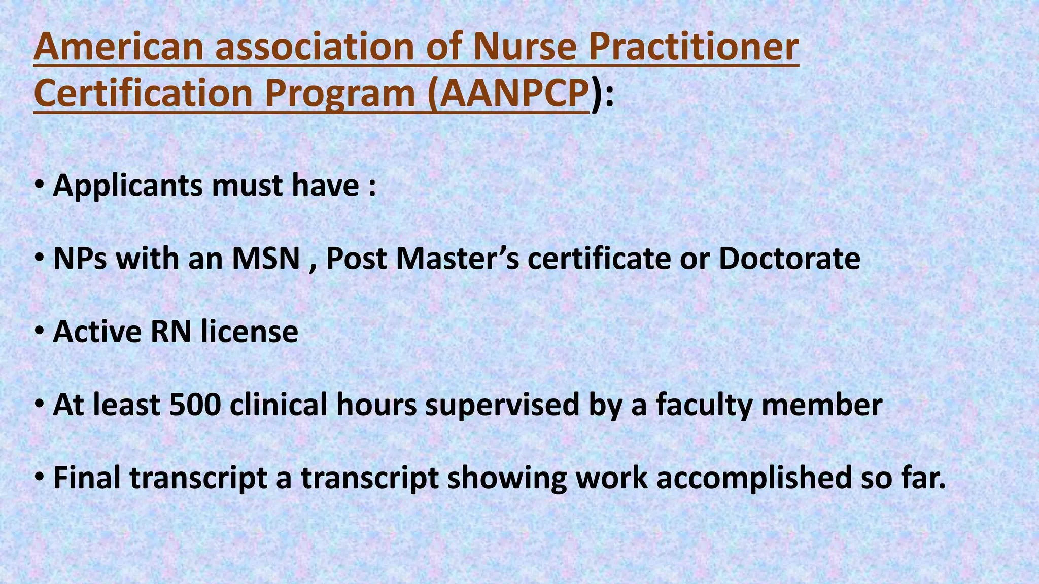 Nurse Practitioner | PPTX