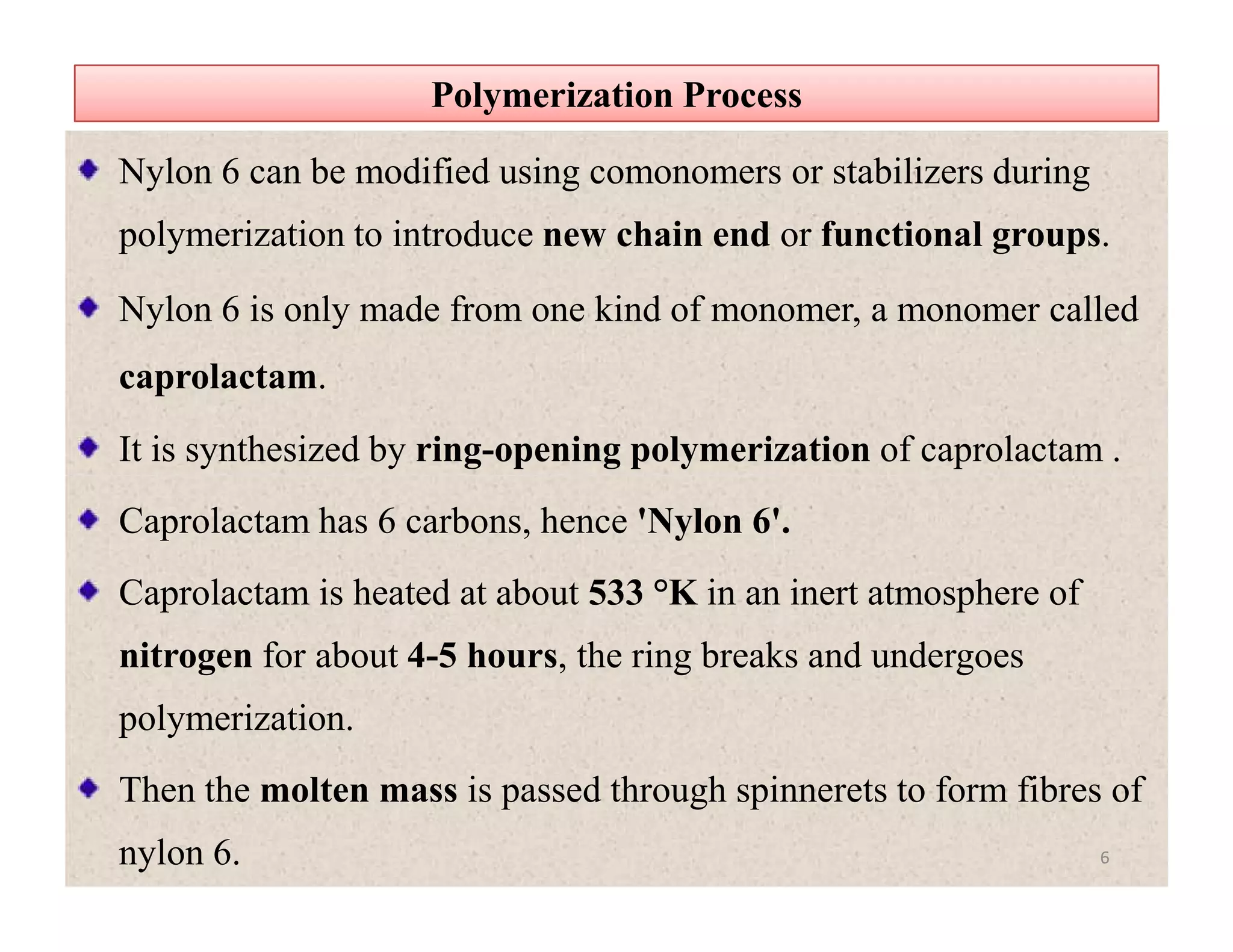 Nylon 6 Fiber | PDF