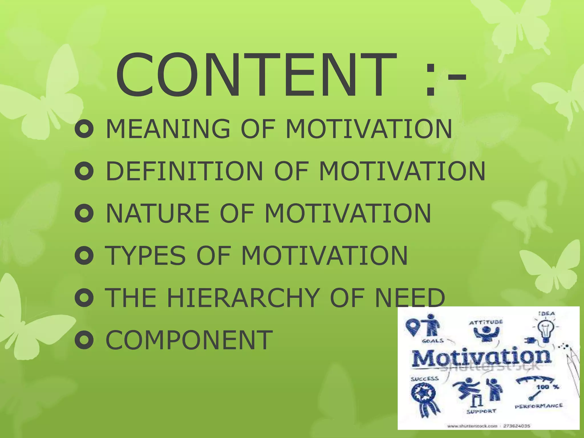 Seminar on motivation | PPTX