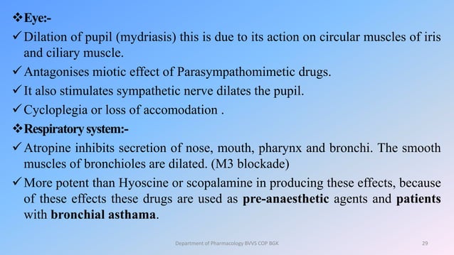 Seminar on parasympathomimetic and parasympatholytic converted | PDF