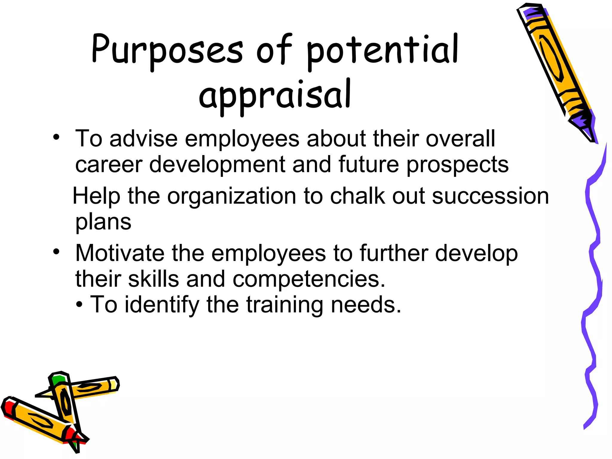 Seminar on performance appraisal and potential appraisal | PPT