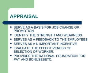 performance appraisal | PPT