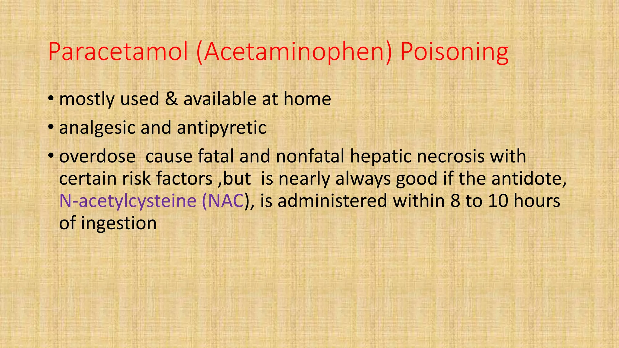 Seminar on poisoning | PPTX