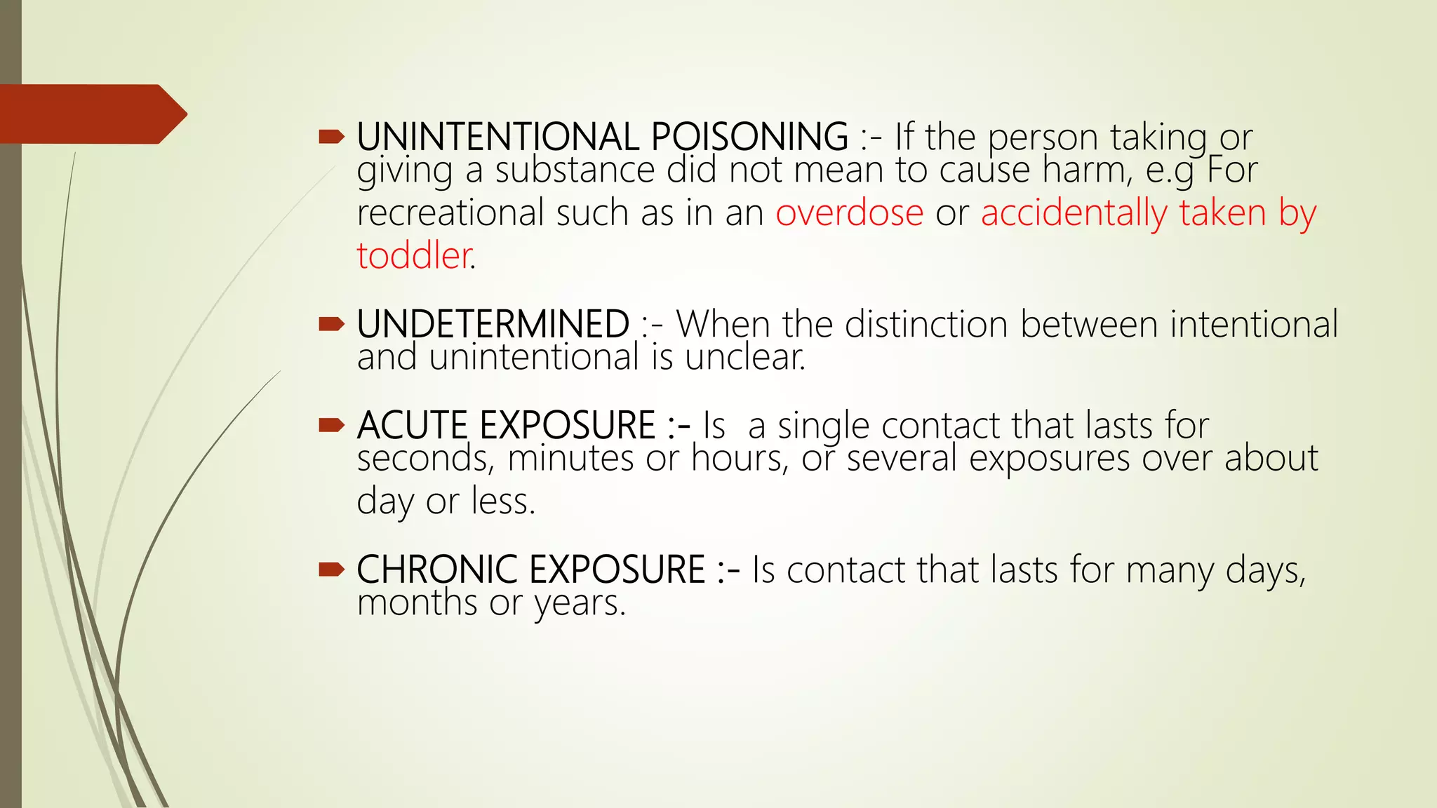 poisoning, its types and emergent management. | PPTX