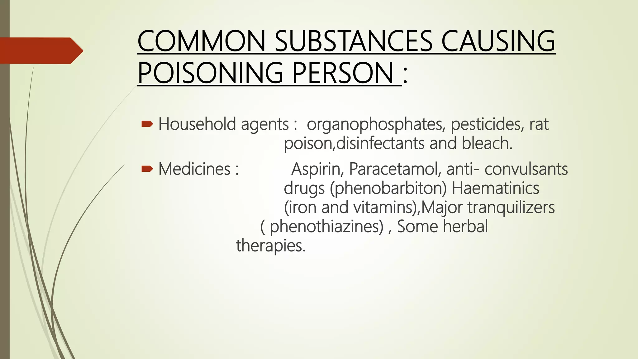 poisoning, its types and emergent management. | PPTX