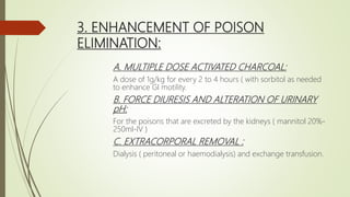 poisoning, its types and emergent management. | PPTX