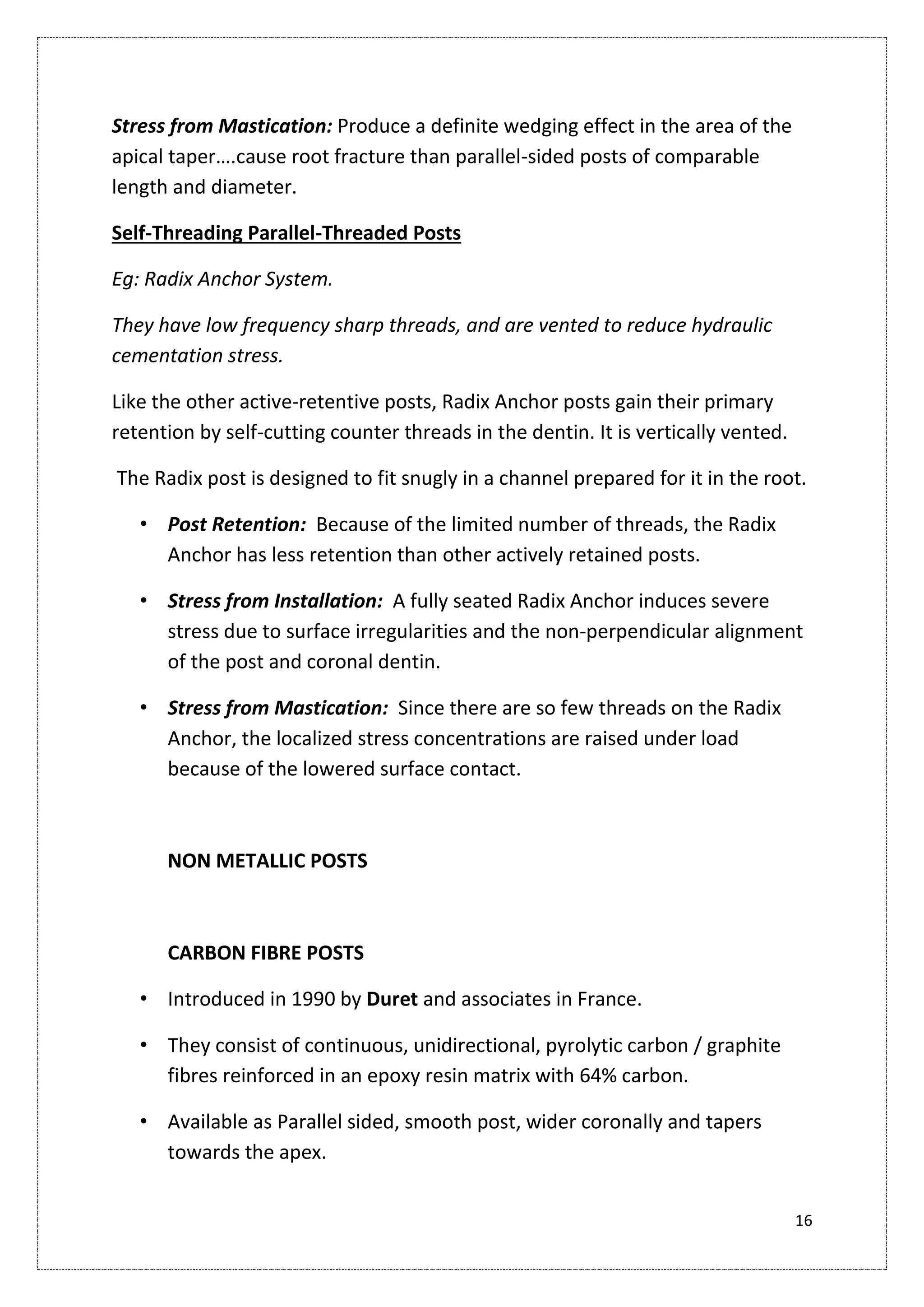 SEMINAR ON POST AND CORE pdf.pdf