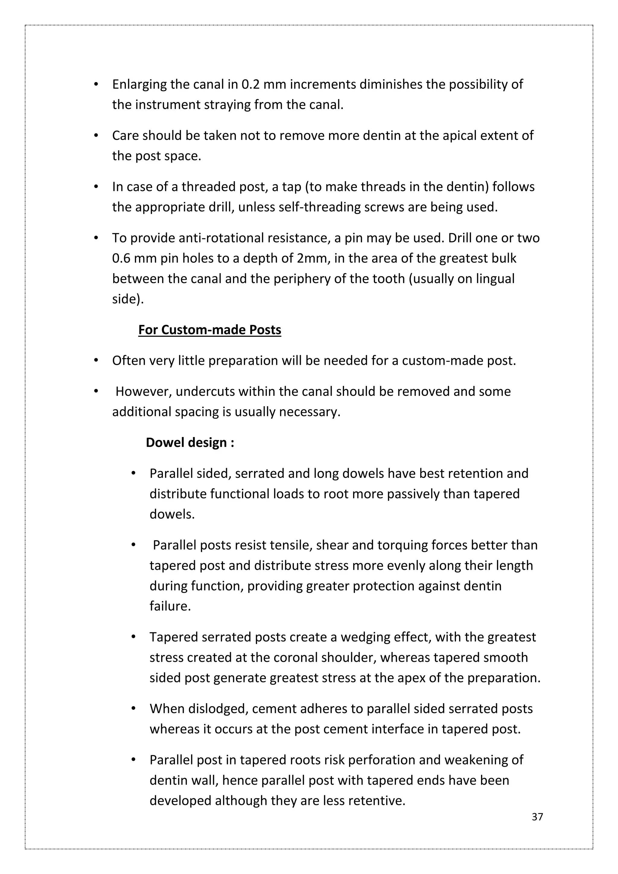 SEMINAR ON POST AND CORE pdf.pdf