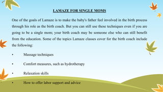 PSYCHOPROPHYLACTIC METHODS IN LABOUR | PPTX
