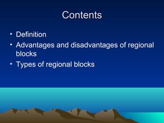 Seminar on regional blocks | PPT