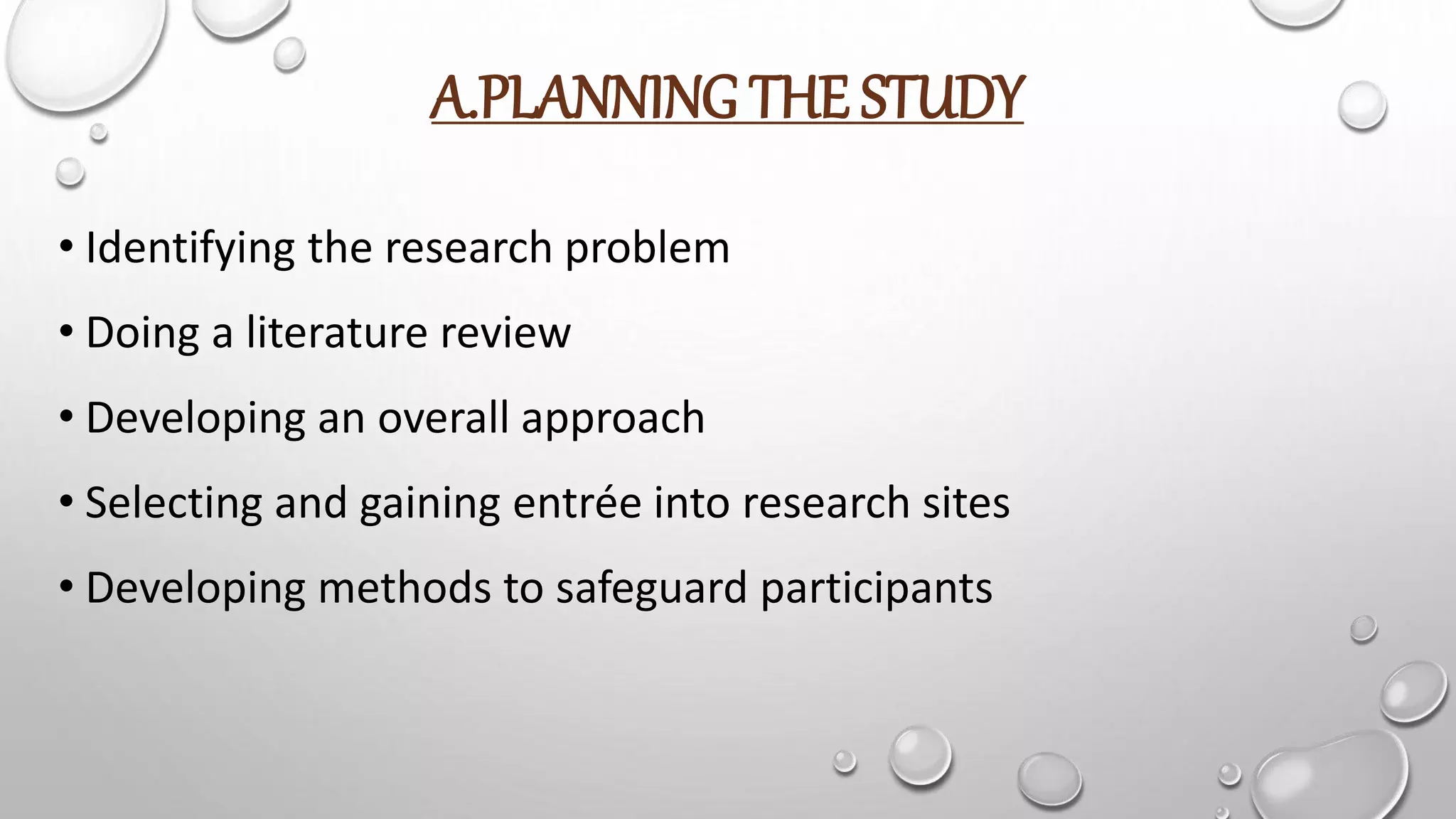 steps of research process | PPTX