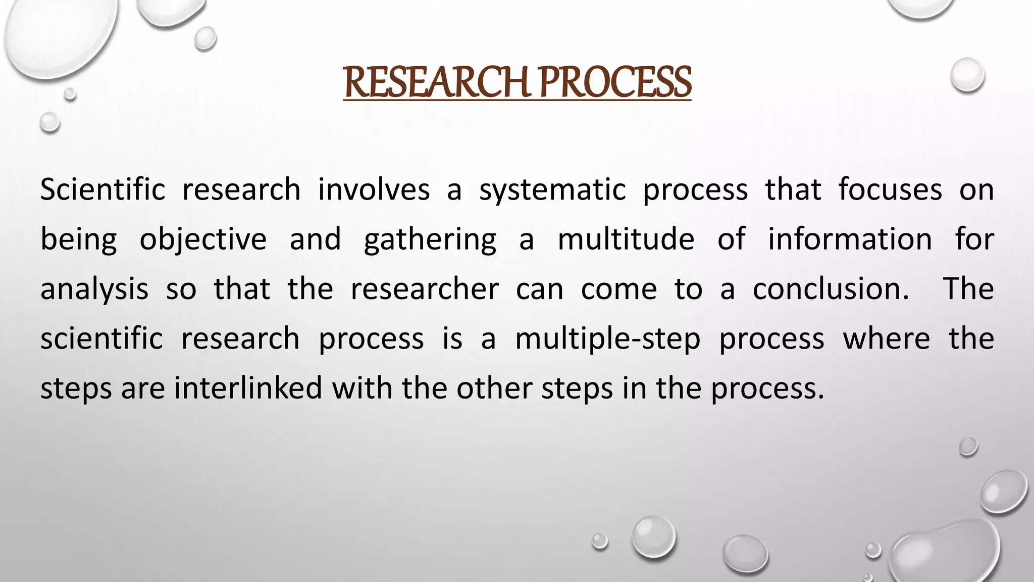 steps of research process | PPTX