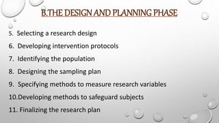 steps of research process | PPTX