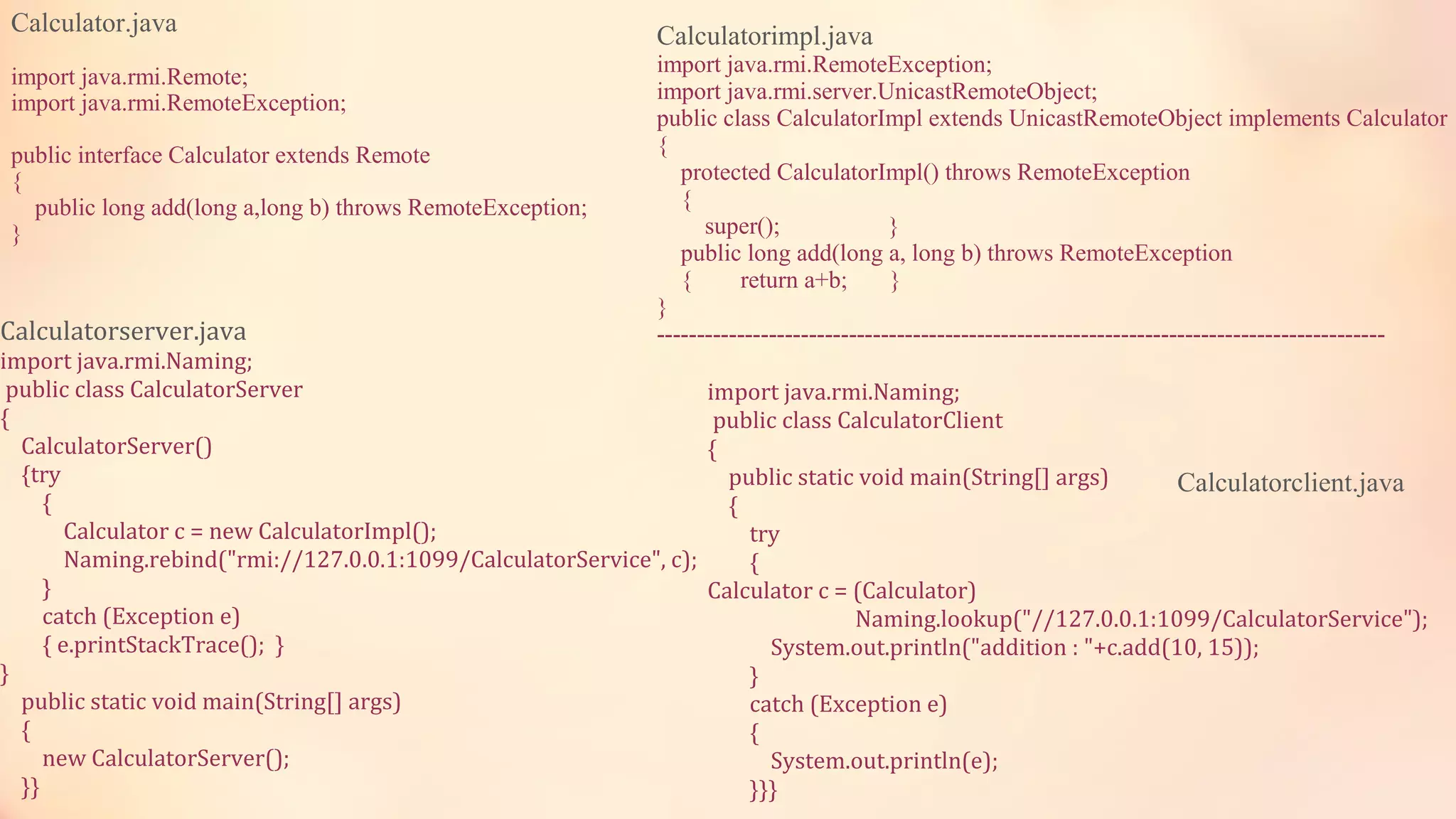 remote method invocation | PPT