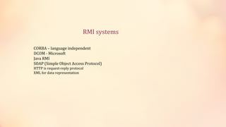 remote method invocation | PPT