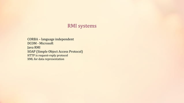 remote method invocation | PPT