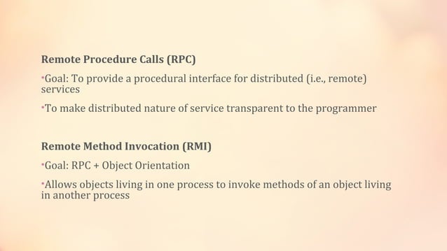 remote method invocation | PPT