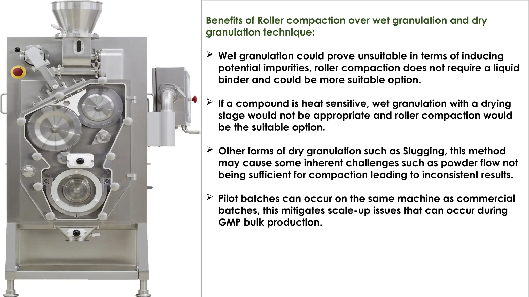Roll Compactor Used In Dry Granulation Technique Pptx