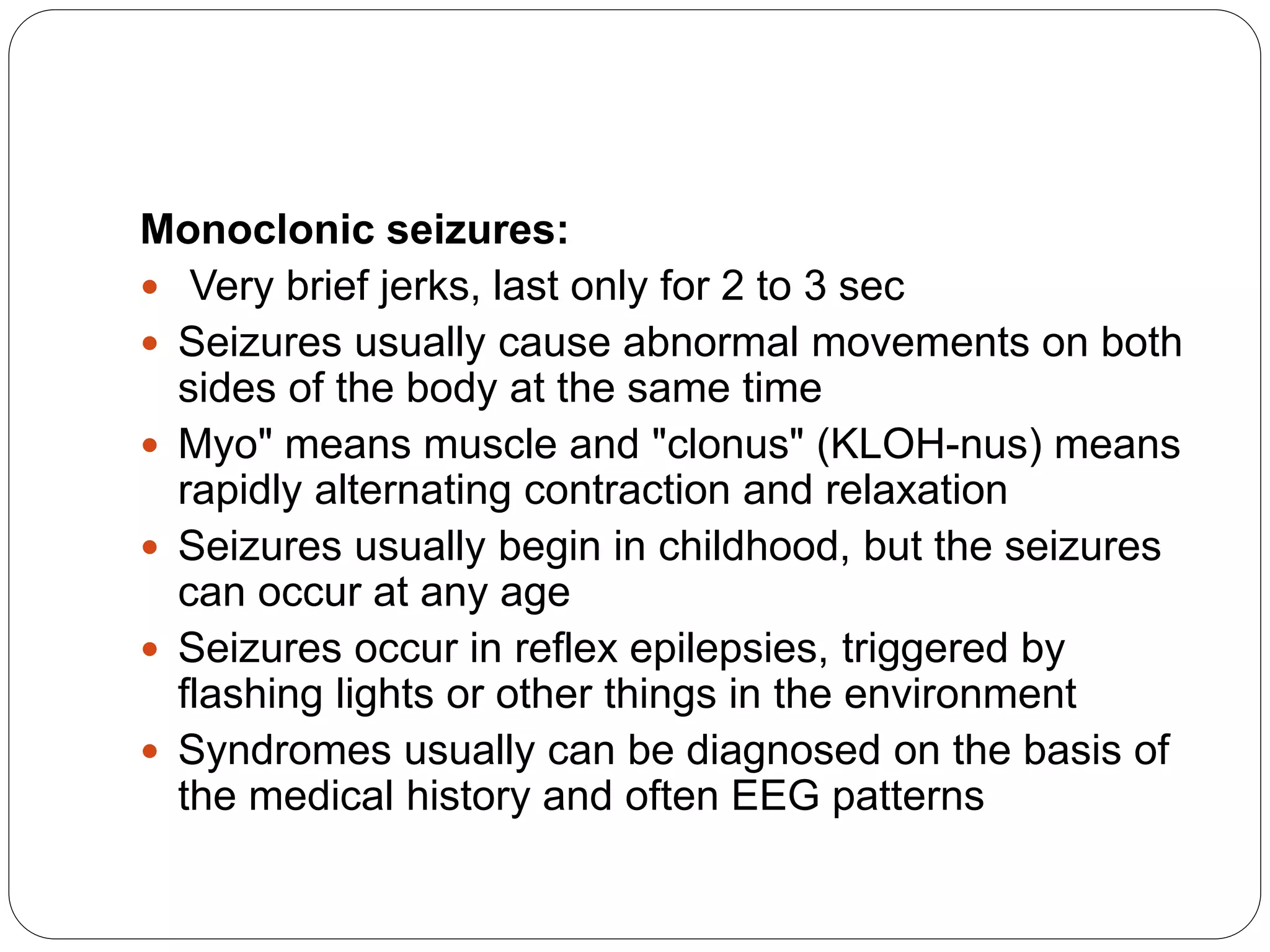 Seminar on Seizure Disorders | PPTX