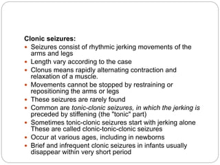 Seminar on Seizure Disorders | PPTX