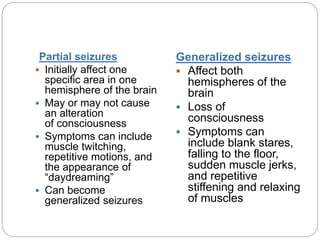Seminar on Seizure Disorders | PPTX